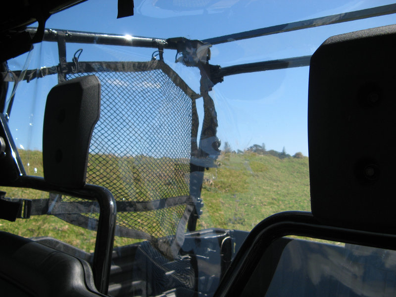 Pioneer 700 Clear Back Panel | TRAX Equipment