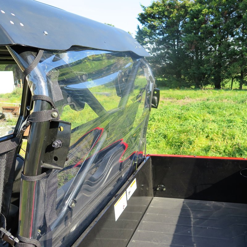 Kymco UXV 450 Clear Back Panel | TRAX Equipment