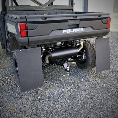 Ranger XP/Diesel Rear Mudflap Kit | TRAX Equipment