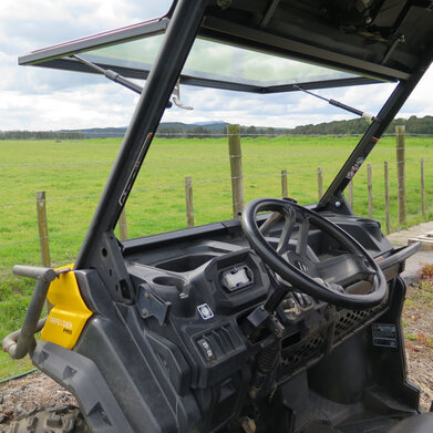Defender Hinging Windscreen Kit | TRAX Equipment