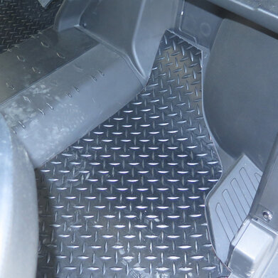 Defender Front Rubber Floor Mats | TRAX Equipment