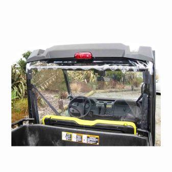 XUV550 Clear Back Panel